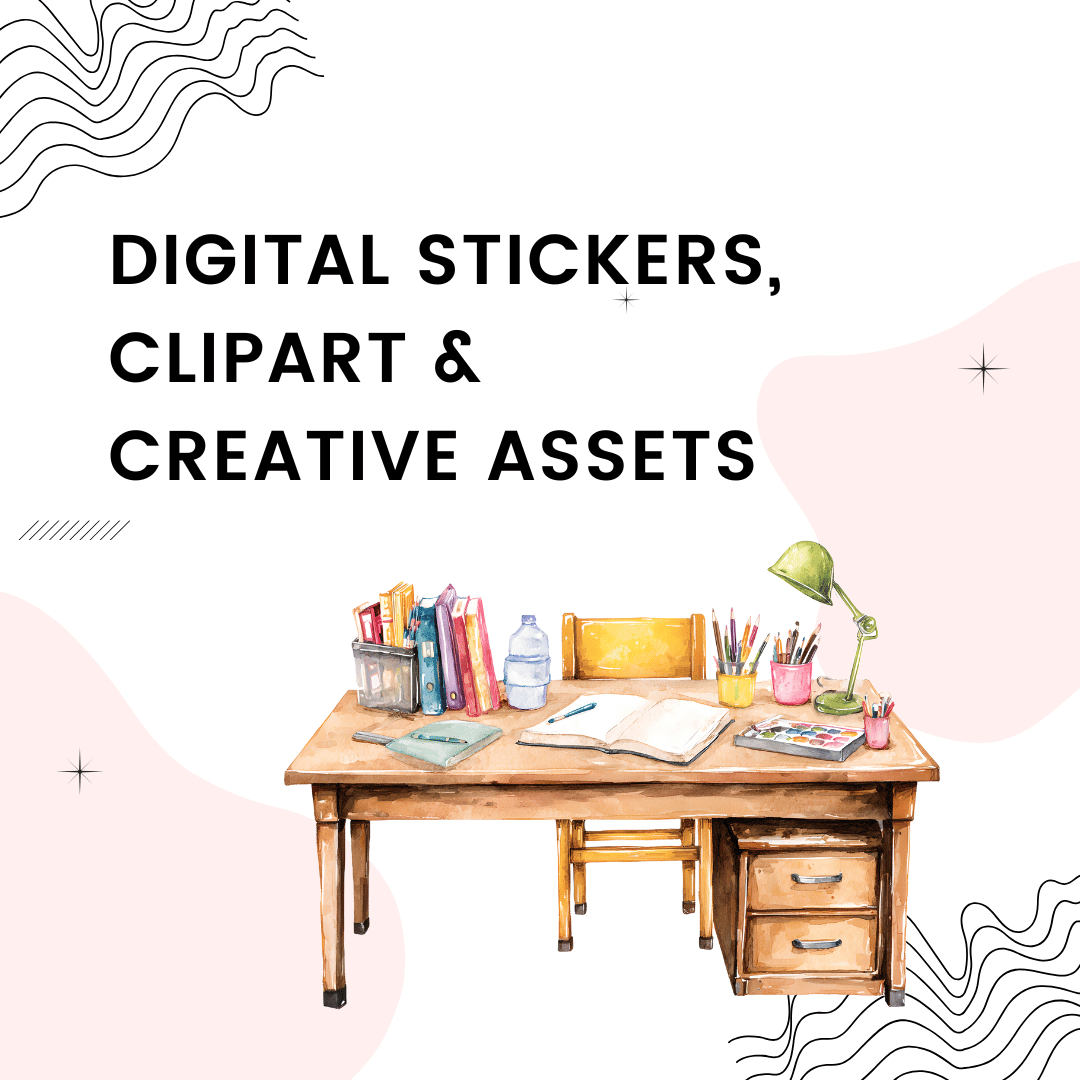 Digital Stickers & Clipart for Creative Projects | HobbyScool