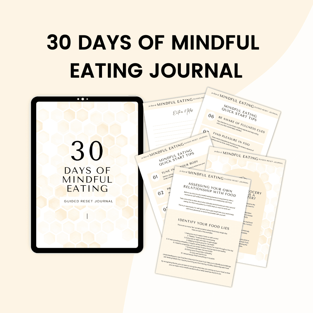 30 Days of Mindful Eating Journal – HobbyScool