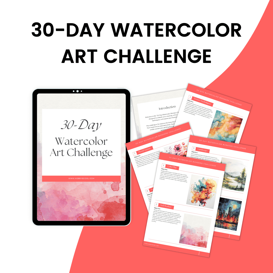 30-Day Watercolor Art Challenge – HobbyScool
