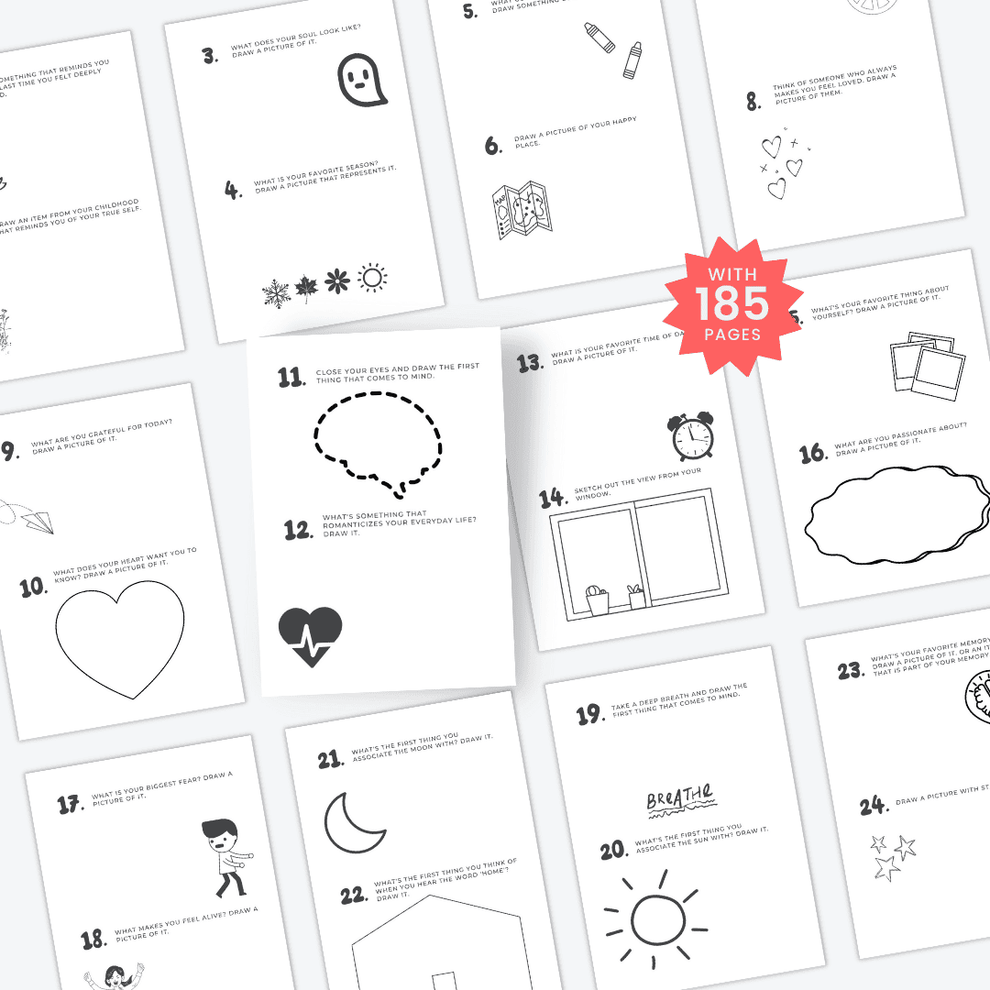 Art & Soul Drawing Prompts Journal – HobbyScool