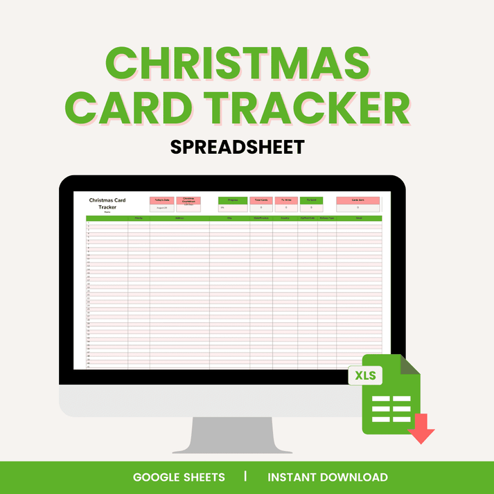 Christmas Card Tracker – HobbyScool