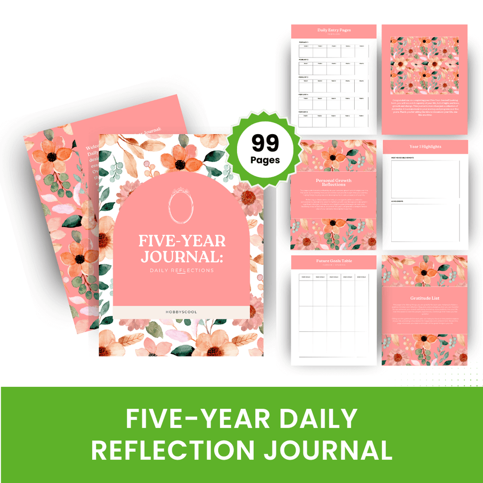 Five-Year Daily Reflection Journal – HobbyScool