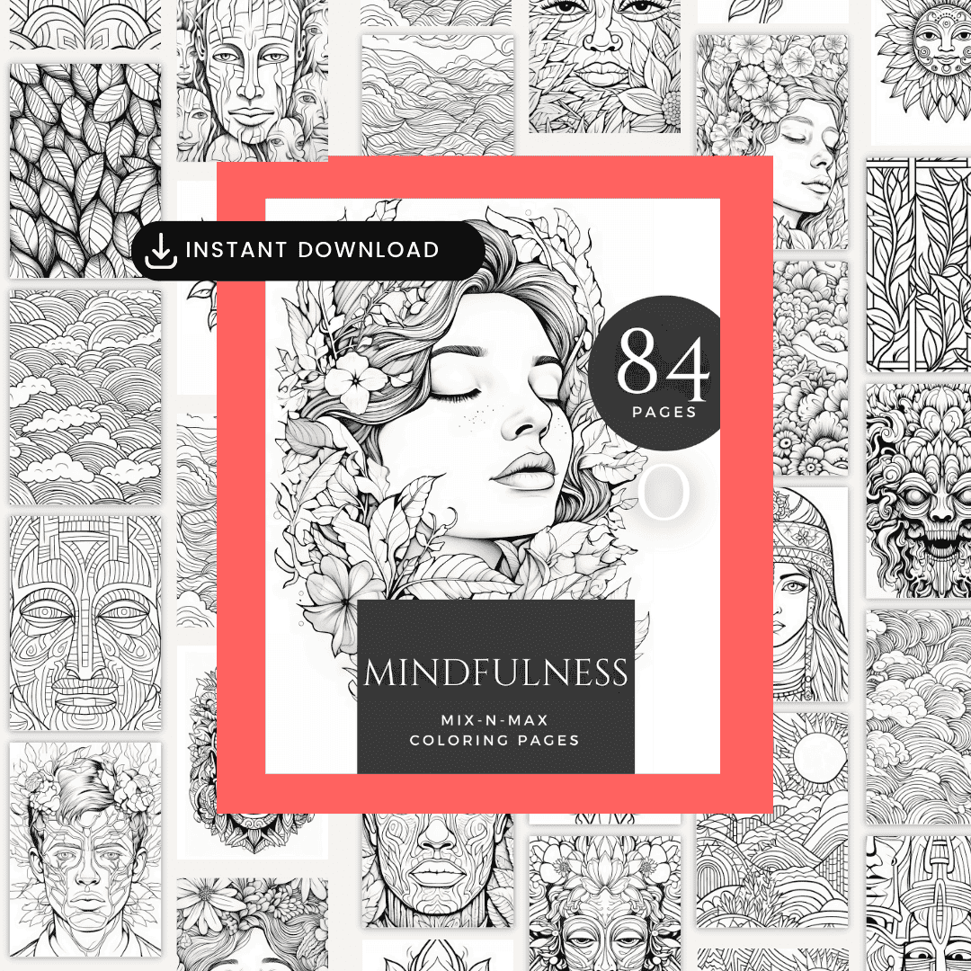 Mindfulness Coloring Book – HobbyScool