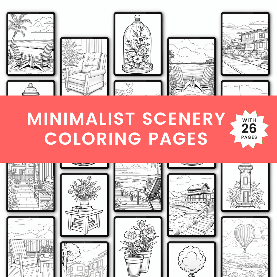 Printable Coloring Books & Pages for Relaxation | HobbyScool