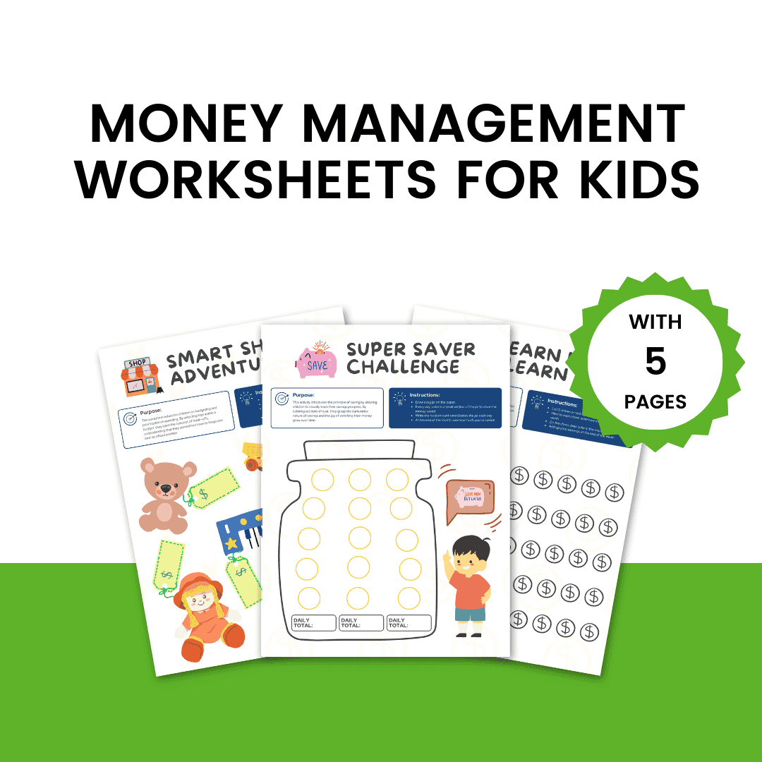 Money Management Worksheets for Kids – HobbyScool