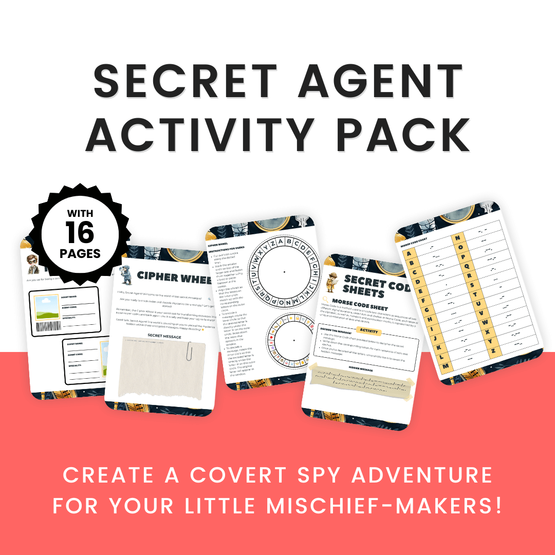 Secret Agent Activity Pack – HobbyScool