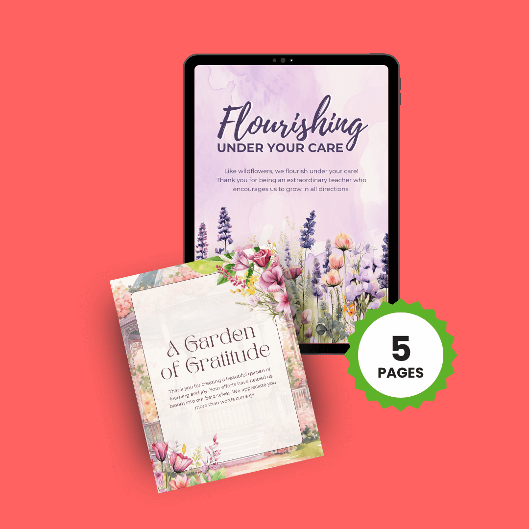 Teacher Appreciation Flower Posters – HobbyScool