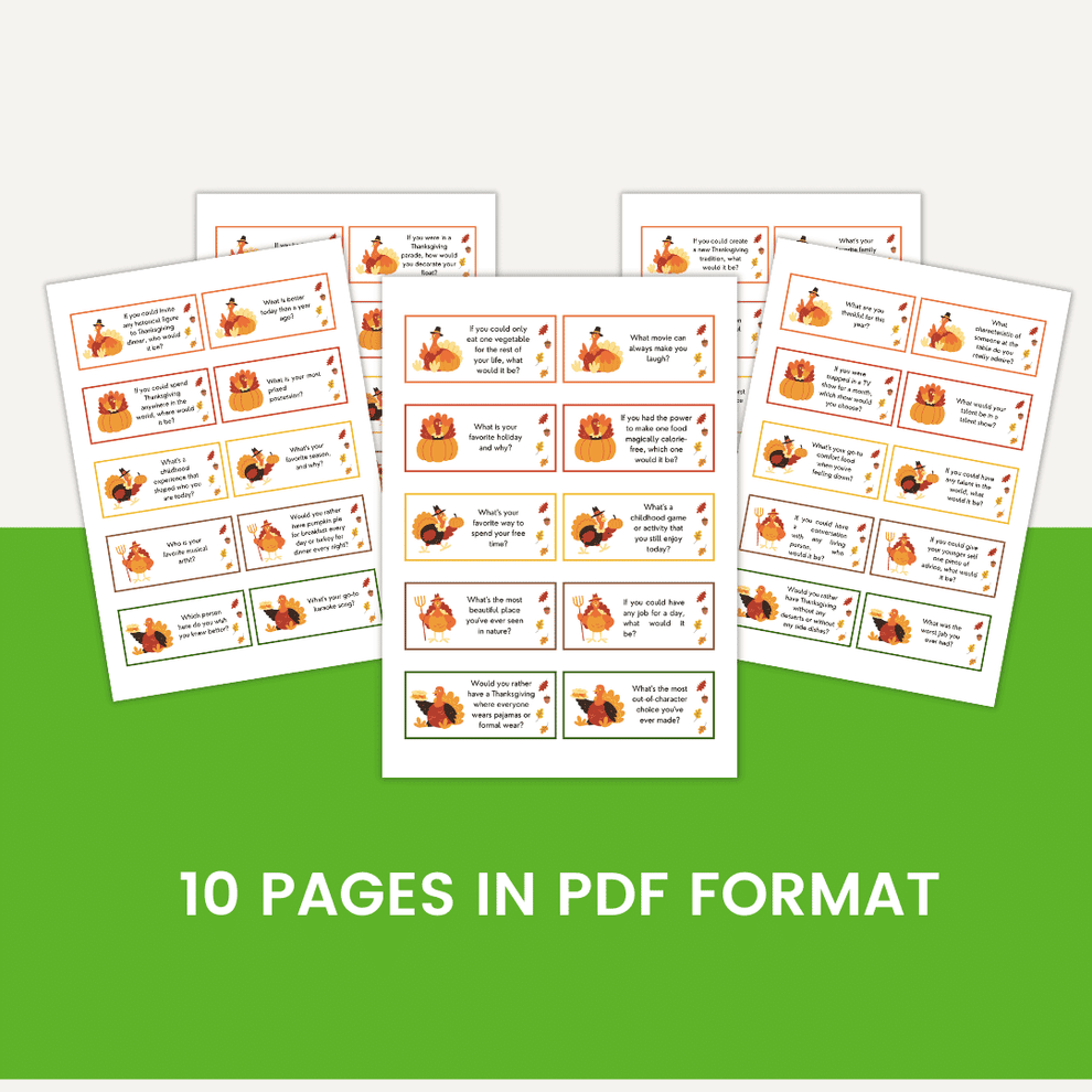 Thanksgiving Conversation Starters – HobbyScool