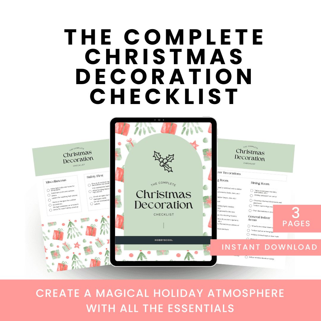 The Complete Christmas Decoration Checklist – HobbyScool