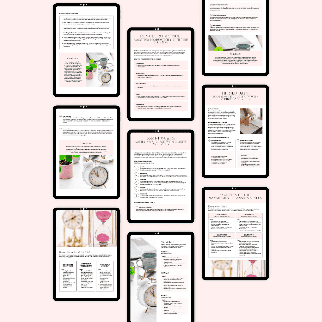 Time Management Planner – HobbyScool