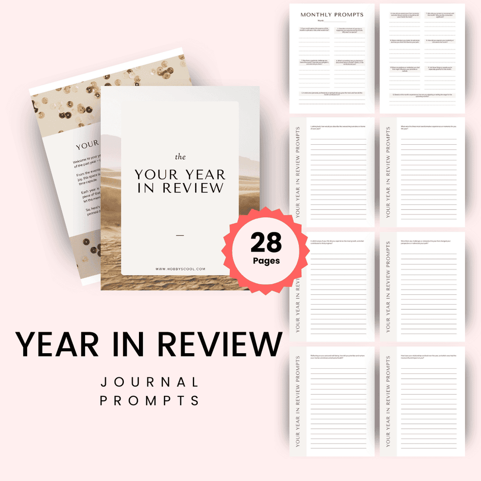 Year in Review Journal Prompts – HobbyScool