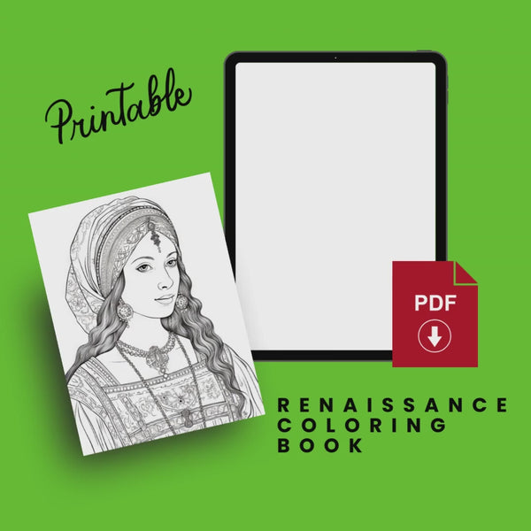 Renaissance Coloring Book – HobbyScool