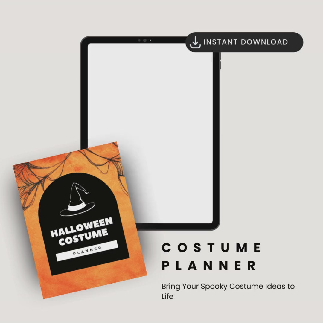 Halloween Costume Planner – HobbyScool